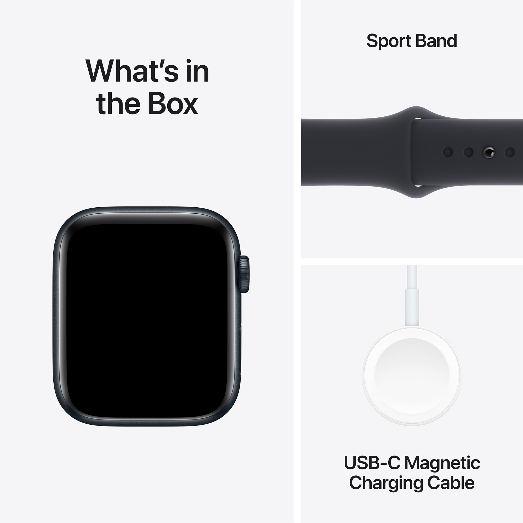 Apple Watch SE2 V2 GPS 44mm Midnight Aluminium Case With Midnight Sport