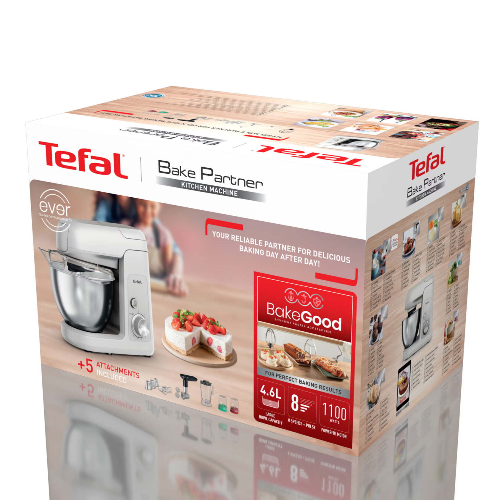 Kuhinjski robot Tefal QB525B38 Bake Partner 1100W