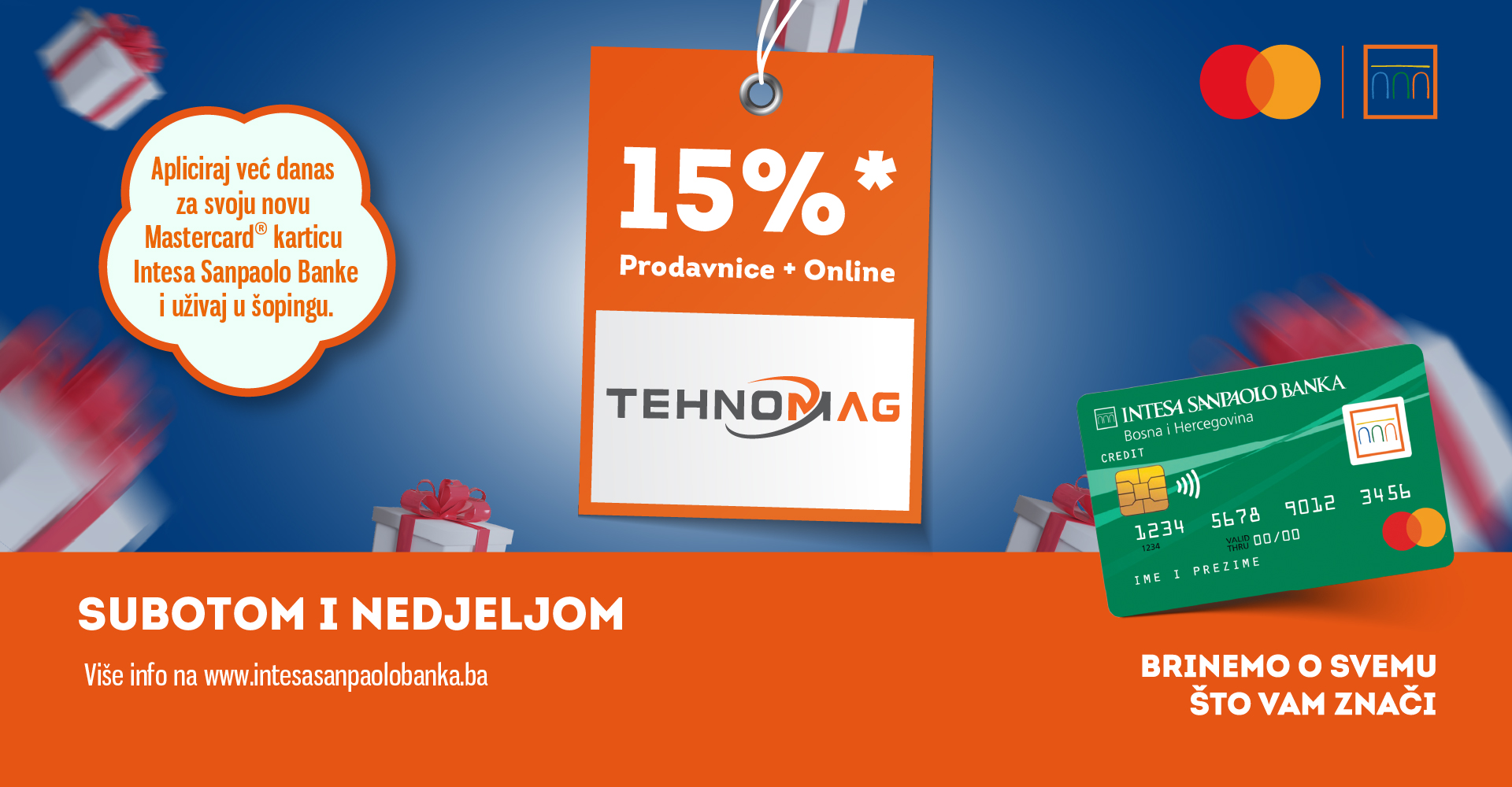 Vikend Akcije sa Mastercard karticama Intesa Sanpaolo Banke
