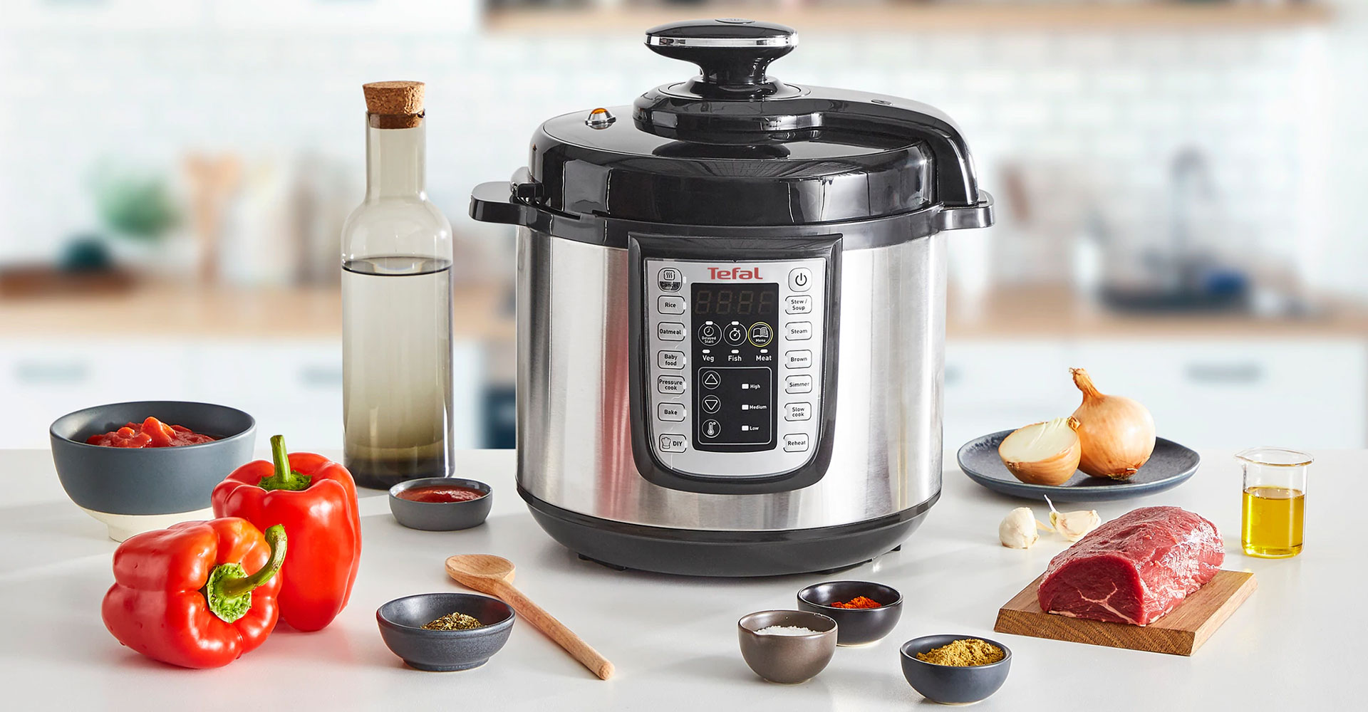 Tefal električni ekspres lonac One Pot CY505: Ekspresno kuhanje u ...